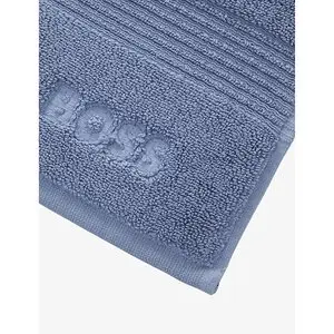 BOSS Logo-embroidered Cotton Bathmat 60cm