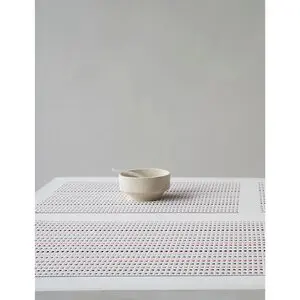 CHILEWICH Tambour Rectangle Vinyl Placemat 36cm X 48cm