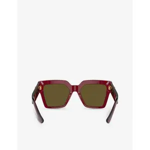 Versace Ve4458 Butterfly-frame Sunglasses - Red