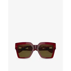 Versace Ve4458 Butterfly-frame Sunglasses - Red
