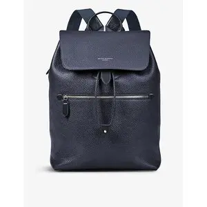 ASPINAL OF LONDON Reporter Leather Backpack