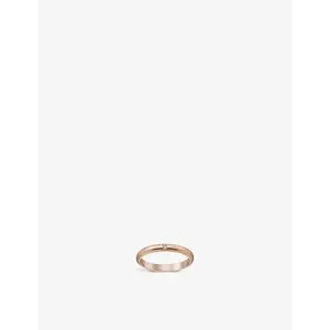 CARTIER 1895 18ct Rose Gold And Diamond Wedding Ring - One-color