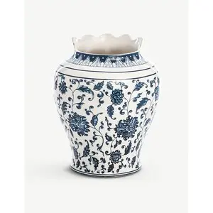 SELETTI Hybrid Melania Bone China Porcelain Vase 23cm