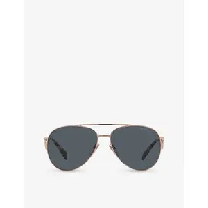 Prada Pr 73zs Pilot Sunglasses - Gold