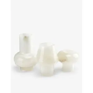 SOHO HOME Ava Tapered Alabaster Vase 25cm