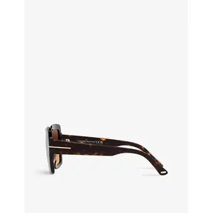 TOM FORD Kaya Tortoiseshell Sunglasses - Brown