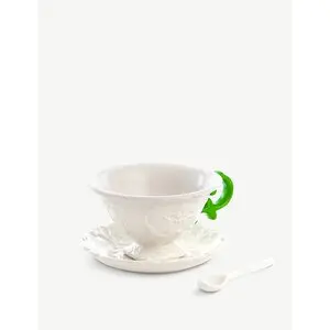 SELETTI I-wares Porcelain Tea Cup Set - One-color