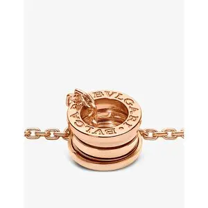 BVLGARI B.zero1 18ct Pendant Necklace - Rose Gold