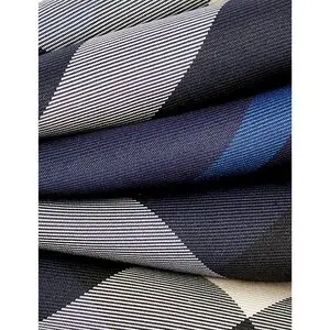Burberry Manston Checked Silk Neck Tie - Navy