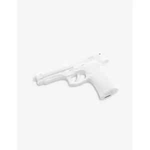 SELETTI Gun Porcelain Ornament 15cm - One-color