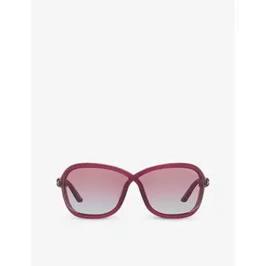 TOM FORD Fernanda Butterfly-frame Injected Sunglasses - Purple