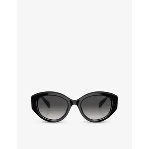 SWAROVSKI Sk6005 Irregular Sunglasses - Black
