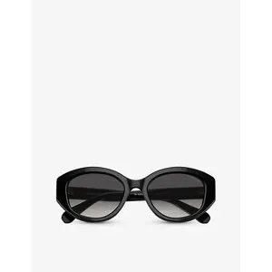 SWAROVSKI Sk6005 Irregular Sunglasses - Black