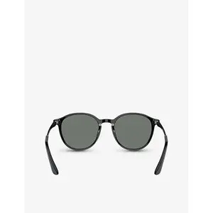 Giorgio Armani Ar8196 Round-frame Sunglasses - Black