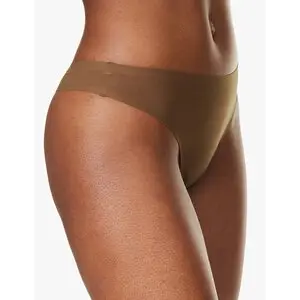 Chantelle Soft Stretch Seamless One-size Thong - Cocoa