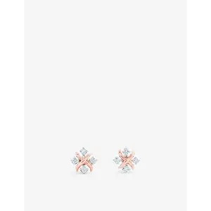 Tiffany & Co. Schlumberger Lynn Diamond Earrings - Rose Gold/platinum
