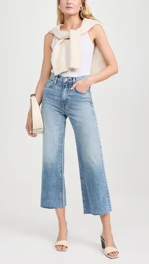 SLVRLAKE Grace Crop Jeans - Lightning Strikes