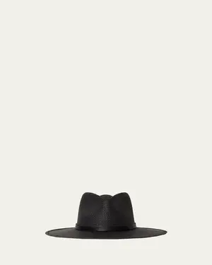 Janessa Leoné Sherman Packable Fedora Hat - Black