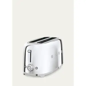 SMEG Retro 4-slice Toaster - Silver