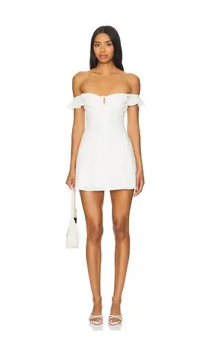 MORE TO COME Jay Mini Dress - White