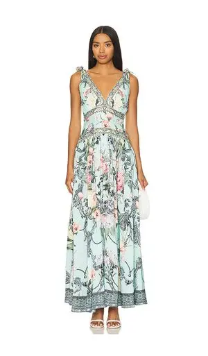 Camilla The Shoulder Dress In Petal Promise Land - 40% Off | Editorialist