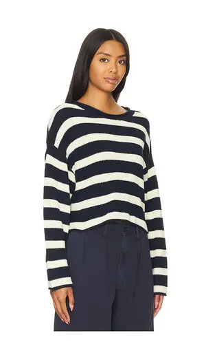 Denimist Cropped Sweater In Navy