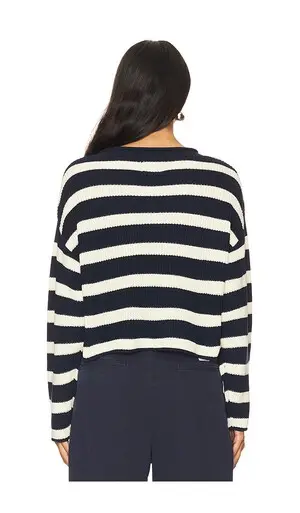 Denimist Cropped Sweater In Navy