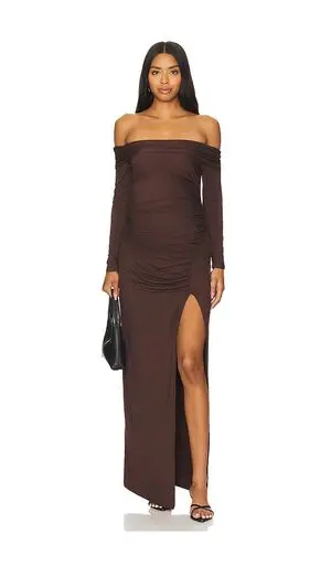 BUMPSUIT Off The Shoulder Evening Dress