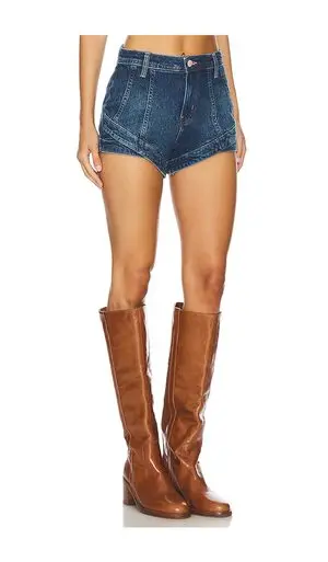Free People X We The Free Crvy Mona High Rise Denim Shorts