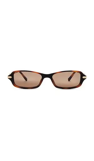Le Specs Bamboozler Sunglasses - Tort Teak Mono