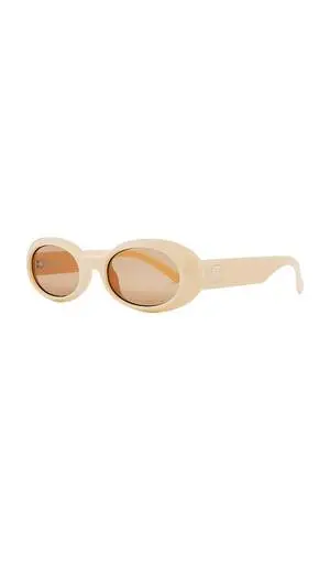 Le Specs Work It! Sunglasses - Ivory Tan Tint