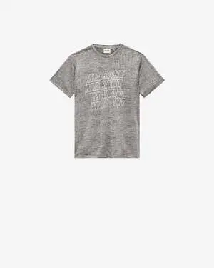 ETOILE Marant Étoile Zoeline T-shirt - Gray-silver