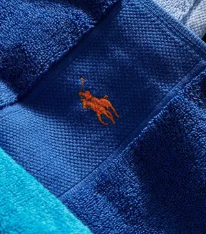 Ralph Lauren Polo Player Bath Sheet - Blue