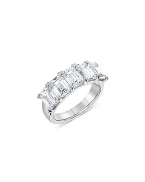 Bloomingdale'S Certified Lab Grown Diamond Emerald-cut Band - White