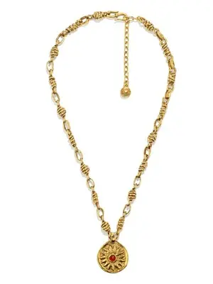 GOOSSENS Talisman Astro Sun Pendant Necklace - Gold