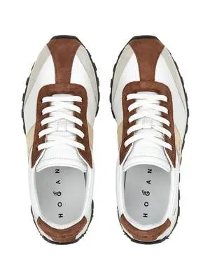Hogan H671 Panelled Leather Sneakers