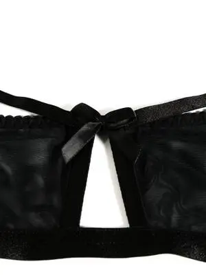 BORDELLE Bondage Belle Mesh Bra - Black