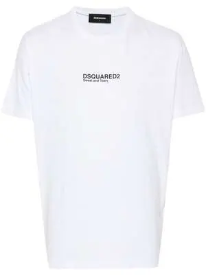 Dsquared2 Logo-print Cotton T-shirt - White