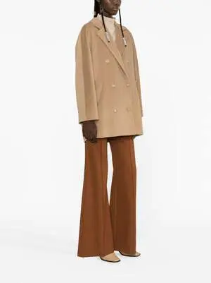 Max Mara Rebus Double-breasted Coat - Brown