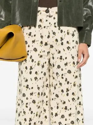 FORTE_FORTE Leopard-print Palazzo Pants