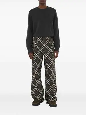 Burberry Check Pattern Trousers