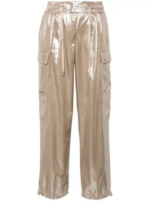 Peserico Metallic Cargo Trousers