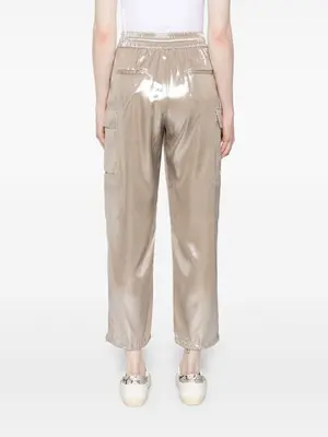 Peserico Metallic Cargo Trousers