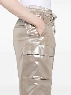 Peserico Metallic Cargo Trousers