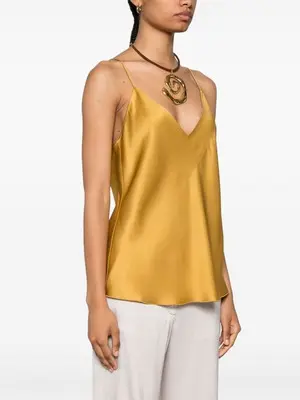 FORTE_FORTE Spaghetti-strap Satin Top