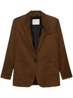 FORTE_FORTE Single-breasted Blazer - Green