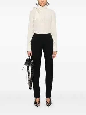 Givenchy 4g Silk Crepe Blouse - Neutrals