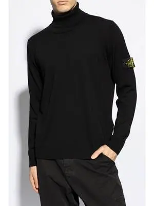 Stone Island Compass-patch Wool Jumper