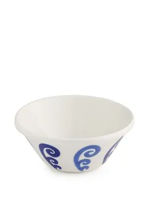 Themis Z Athenee Peacock Bowl - White