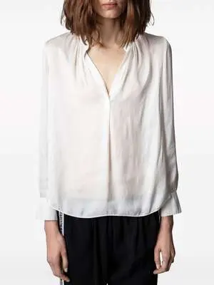 Zadig&Voltaire Gathered-detail Blouse - White
